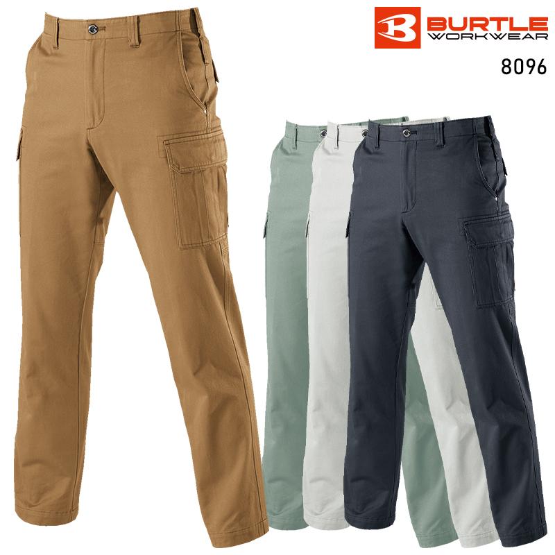 BURTLE バートル 作業着 作業ズボン 作業服 春夏 カーゴパンツ 8096 メンズ 70-130 : 作業服・鳶服・安全靴のサンワーク - 通販 - Yahoo!ショッピング