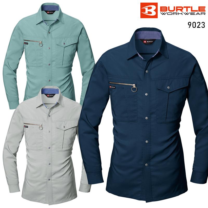 BURTLE 長袖シャツ 作業服 春夏用 メンズ 9023 バートル 作業着 S-5L : 作業服・鳶服・安全靴のサンワーク - 通販 - Yahoo!ショッピング