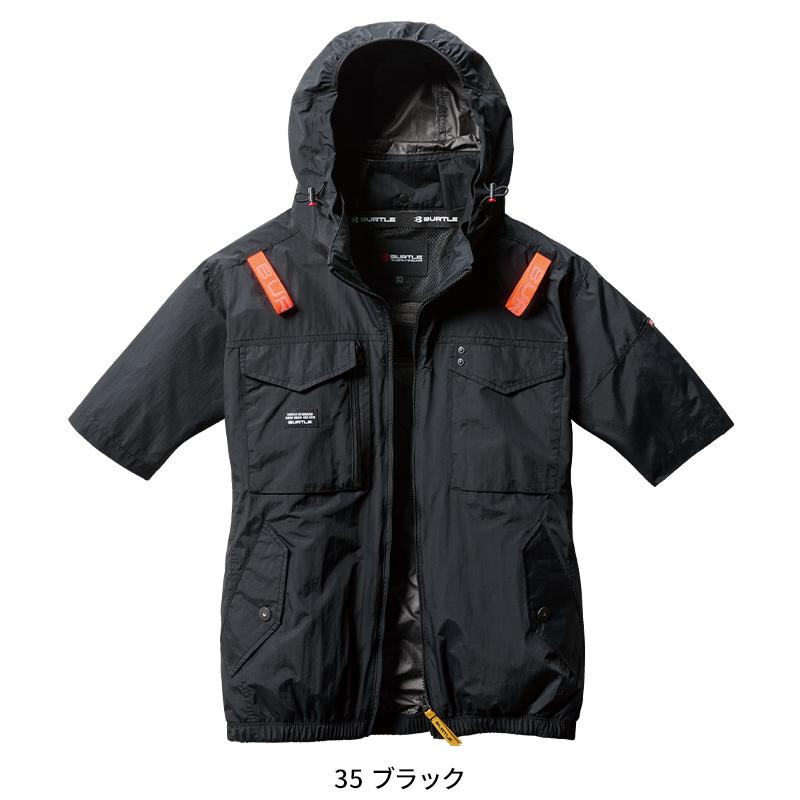 BURTLE バートル 空調作業服 半袖 エアークラフト ブルゾン(ファンなし) ウェア単品 AC1156 熱中症対策 撥水 防汚 メンズ レディース S-3XL【2025春夏新作】 : 作業 ...