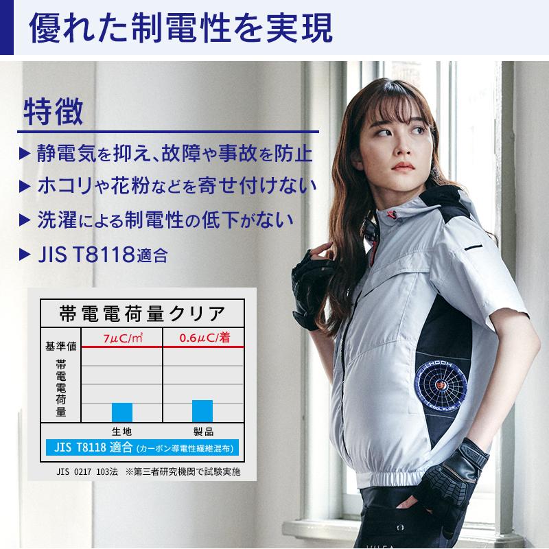 HOOH 空調作業服 半袖 サイドファン ブルゾン ウェア単品 鳳皇 V8817 村上被服 熱中症対策 : 作業服・鳶服・安全靴のサンワーク - 通販 - Yahoo!ショッピング
