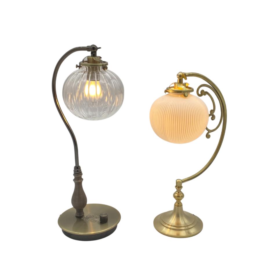 LED電球付き LED テーブルランプ サンヨウ SUNYOW FC-630G 127 真鍮無垢 アンティーク : サンヨウストア - 通販 - Yahoo!ショッピング