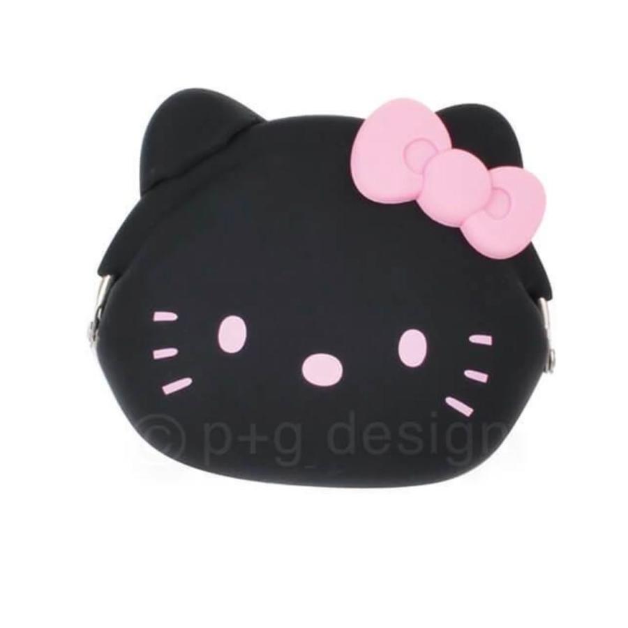 p＋g design mimi POCHI ハローキティ シリコンがま口 ブラック : kt-po3 : SUPER-PLAZAヤフー店 - 通販 - Yahoo!ショッピング