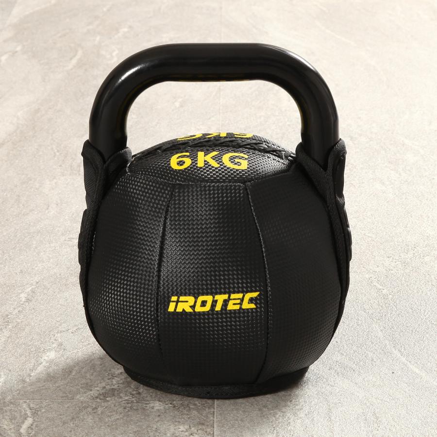 IROTEC IROTEC（アイロテック）ソフトケトルベル6KG / ケトルベル ダンベル 筋トレ トレーニング器具 ベンチプレス スクワット ダイエット 鉄アレー 鉄アレイ : スーパー ...