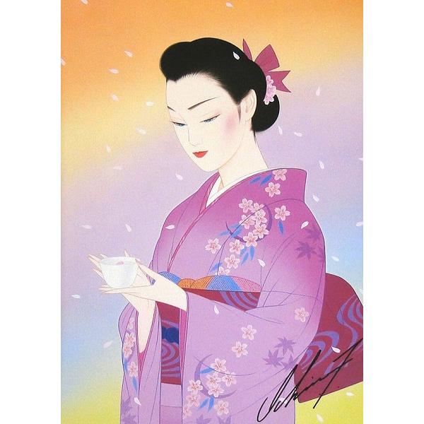 鶴田一郎『花衣』複製画 【額付 版画】 : ギャラリー明日香 鶴田一郎『花衣』複製画 【額付 版画】 : ギャラリー明日香