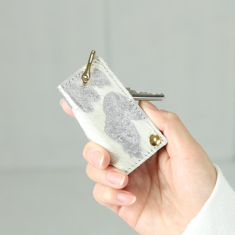 【毛付きスリムキーケース/全10色】アイキャッチにもなる高級感な佇まいのスリムキーケース/スマートキー【イタリアンレザー】 :slimkey ...