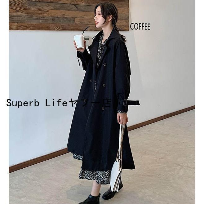トレンチコート レディース 秋コート スプリングコート 超ロング トレンチコート レディース 秋コート スプリングコート 超ロング