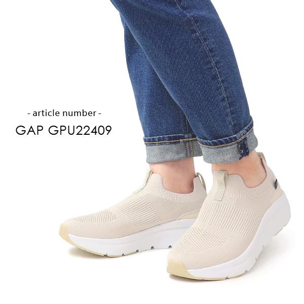 GAP ギャップ スリッポン スニーカー レディース ソックススニーカー ニットスニーカー 厚底 靴 GPU22409 : SuperFoot - 通販 - Yahoo!ショッピング