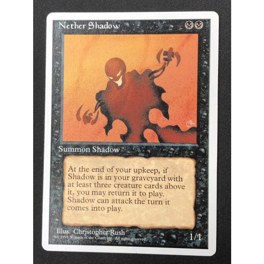 ウィザーズ・オブ・ザ・コースト MTG《キズ有り》【冥界の影/Nether Shadow】[アルターネイト版]《4ED》[EN] R ...