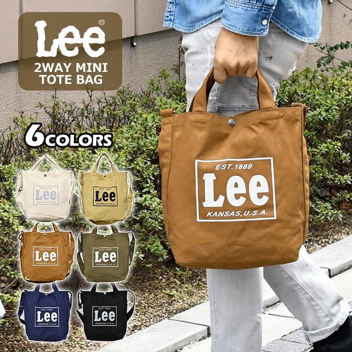 Lee LEE リー キャンバス 2way ミニトートバッグ トートバッグ メンズ レディース おしゃれ 小さめ ショルダーバッグ 斜めがけバッグ 軽量 軽い ブランド : SUPERFROG ...