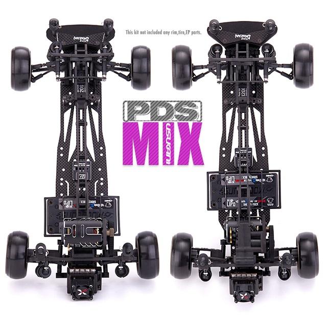 1/10 RC EP RWD ドリフトカーシャーシキット PDS-MIX [US88300] : スーパーラジコンYahoo!店 - 通販 - Yahoo!ショッピング