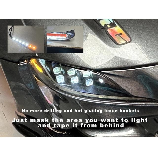 SCALE REFLEX Reflex STRIP - LED Light Bucket Kit(Wht/Amb/Red) [700620 ...