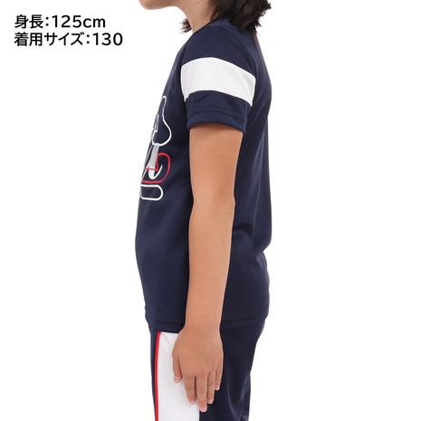 FILA フィラ（FILA）（キッズ）ガールズ 半袖Tシャツ 113-704 NV : SuperSportsXEBIO Yahoo!店 - 通販 - Yahoo!ショッピング