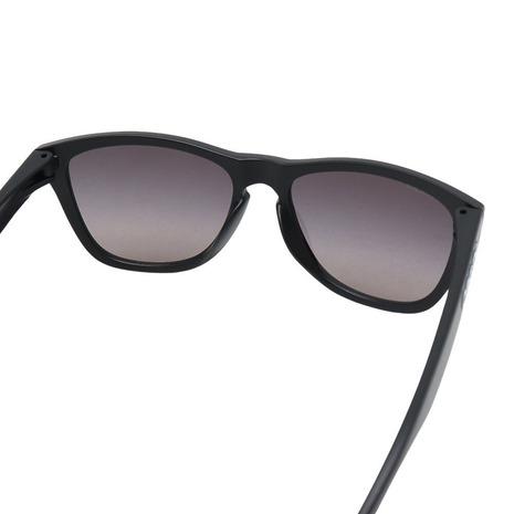 OAKLEY オークリー（OAKLEY）（メンズ、レディース）サングラス FROGSKINS アジアンフィット Matte Black/Prizm Grey Gradient 9245 ...