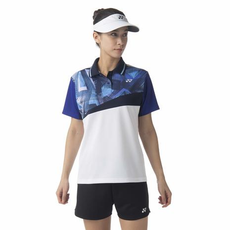 YONEX ヨネックス（YONEX）（レディース）テニスウェア 半袖 ゲームシャツ 20737-011 速乾 UVカット : SuperSportsXEBIO Yahoo!店 - 通販 ...