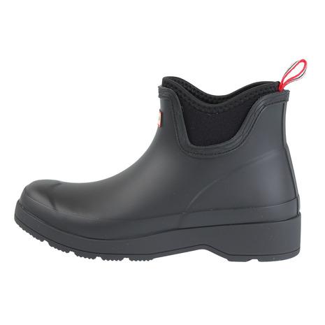 ハンター（Hunter）（レディース）レインブーツ プレイ ネオプレン チェルシー ブーツ ブラック WFS3020RMA-BLK 長靴 雨天 雨 防水 おしゃれ : 10847676701 ...