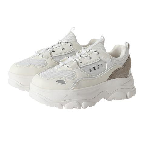 アキクラシック（AKIII CLASSIC）（レディース）スニーカー スポーツシューズ AKIII URBAN OVER SOLE AKC-0068-WHI ...