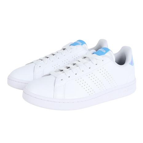 adidas アディダス（adidas）（レディース）スニーカー アドバンコート ホワイト IF6117 カジュアル スポーツ シューズ ...