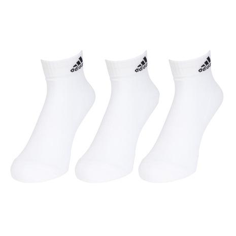adidas アディダス（adidas）（レディース）クッション スポーツウェア アンクルソックス 3足組 EBB63-HT3441 ...