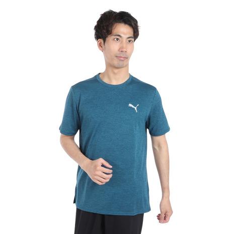 PUMA（プーマ） （メンズ）ランニング ラン フェイバリット ヘザー 半袖 Tシャツ 523683 21 BGRY ...