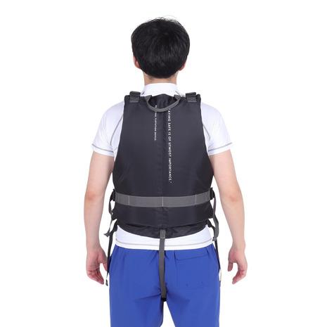 AQA アクア（AQA）（メンズ、レディース）フローティングベスト 大人用 マリンレジャー ライフジャケットII 24KA-9025 BK : SuperSportsXEBIO Yahoo!店 ...