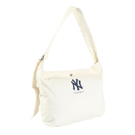 MLB エムエルビー（MLB）（メンズ）キャンバス ショルダーバッグ ニューヨーク・ヤンキース YK-SD27/IVORY : SuperSportsXEBIO Yahoo!店 - 通販 ...
