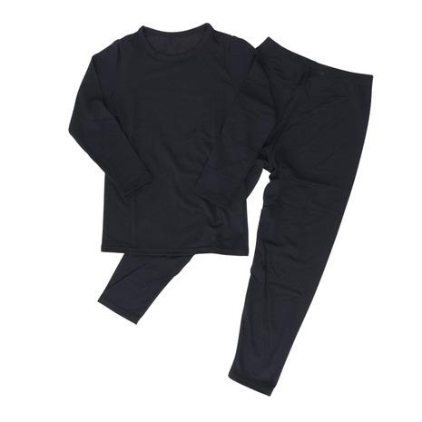 STREULE（シュトロイレ） （キッズ）ジュニア ウィンターインナー 上下セット ST24FB0068 BLK ...