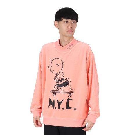 マンハッタンポーテージ(ManhattanPortage)スヌーピー モックネック ベロア スウェットシャツ 24FW-MP-… マンハッタンポーテージ（ManhattanPortage）（メンズ）スヌーピー