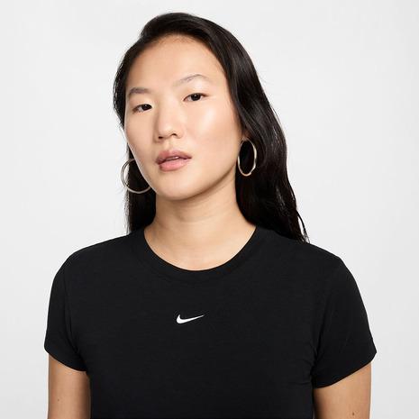 NIKE ナイキ（NIKE）（レディース）スポーツウェア チル ニット 半袖Tシャツ FV5509-010 : SuperSportsXEBIO Yahoo!店 - 通販 - Yahoo!ショッピング