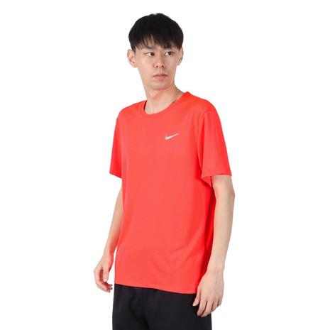 NIKE（ナイキ） （メンズ）ドライフィット UV マイラー ショートスリーブ ランニングトップ DV9316-635 ...