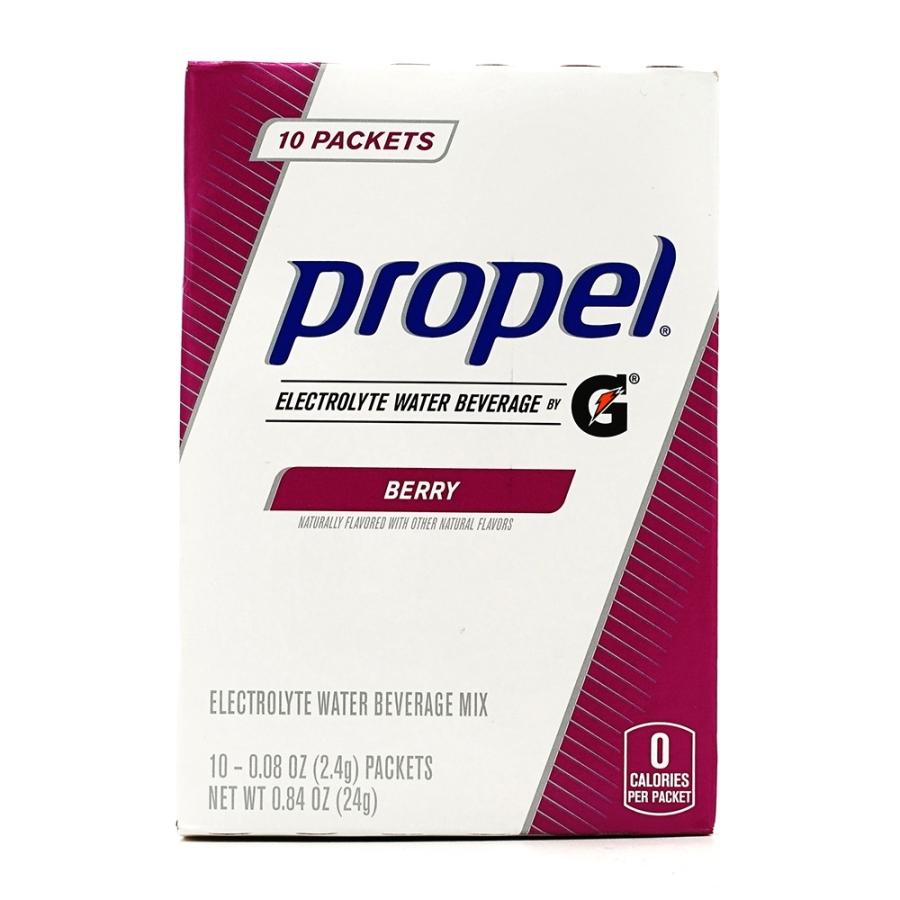 Propel, イオンウォーター飲料 ミックス、ベリー 10 袋 Propel, Electrolyte Water Beverage Mix ...
