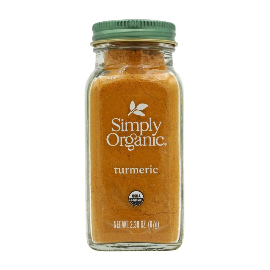 シンプリーオーガニック ターメリック 67 g 【Simply Organic】Turmeric Root Ground, 2.38 oz ...