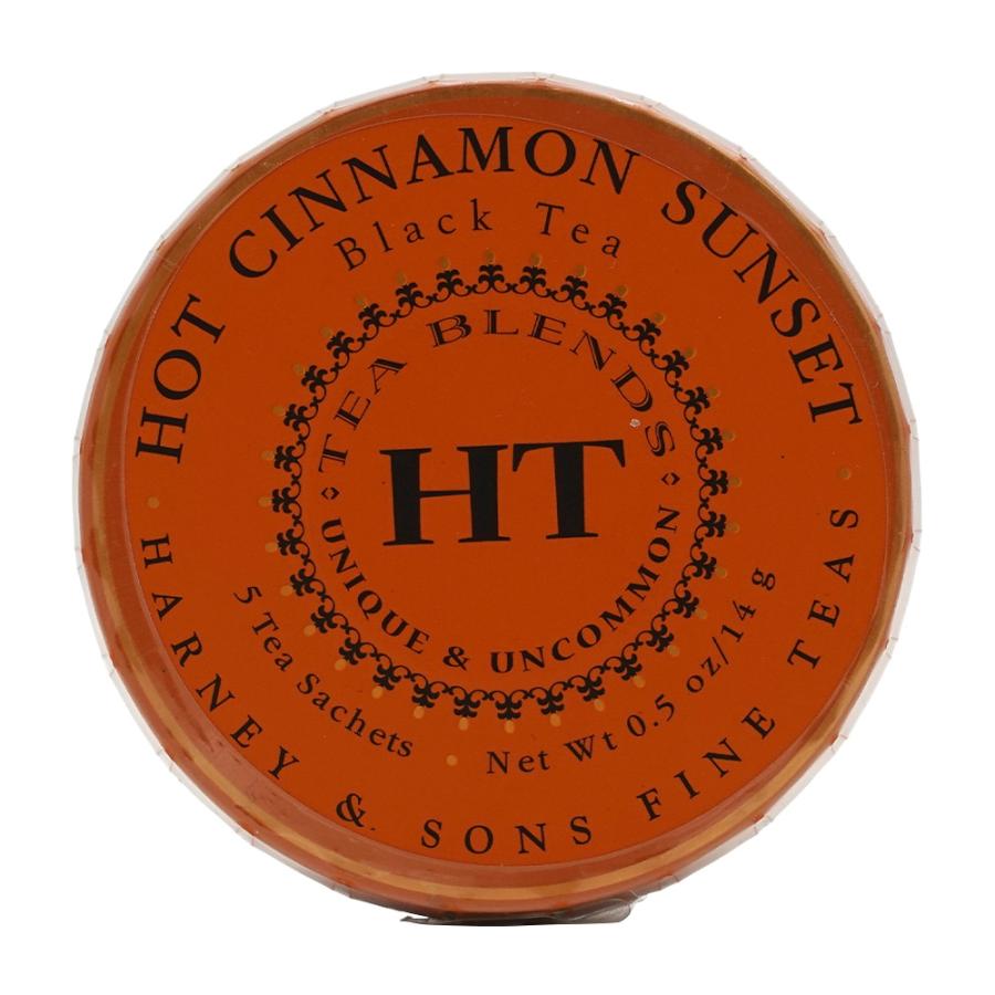 ハーニー&サンズ ホットシナモン サンセット ブラックティー 5個 ティーバック Harney & Sons Hot Cinnamon ...