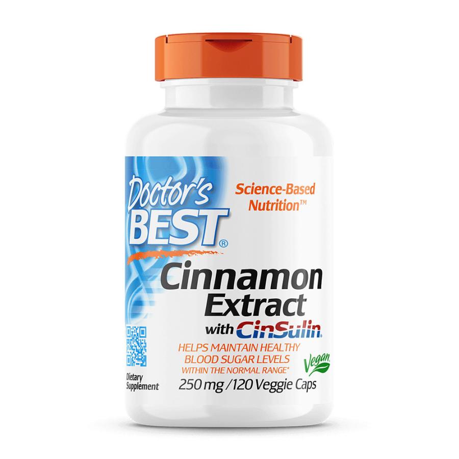シナモンエキスウィズシンシュリン250 mg、120ベジカプセル Cinnamon Extract with CinSulin 250 mg ...