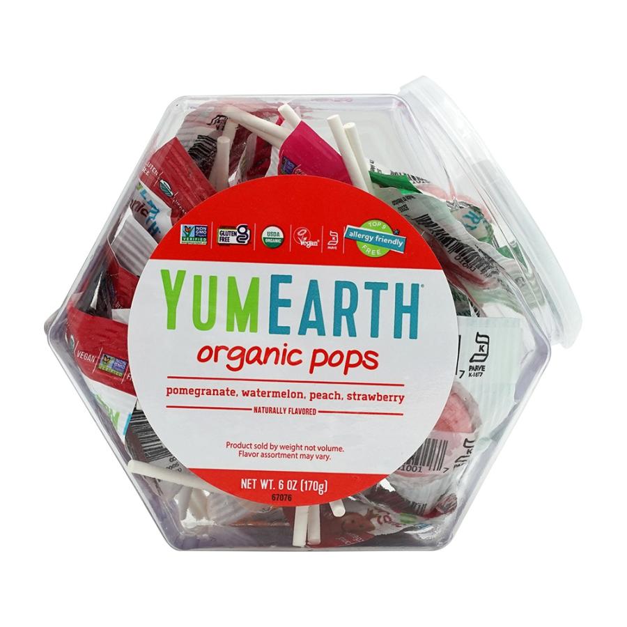オーガニックバーキャンディー25個170 g Organic Lollipops 25+ Pops 6 oz : SUPLA ヤフー店 - 通販 - Yahoo!ショッピング