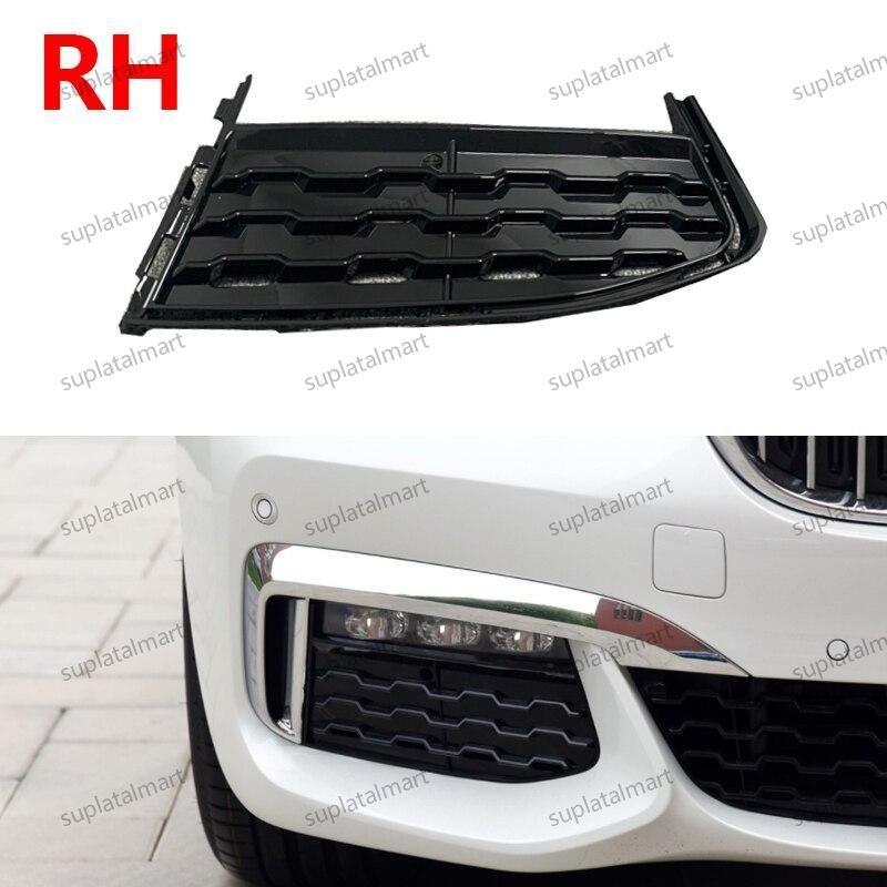 新品 BMW 7 シリーズ G11 G12 2015年 - 2020年 フロント バンパー サイド グリル フォグ ランプ カバー ...