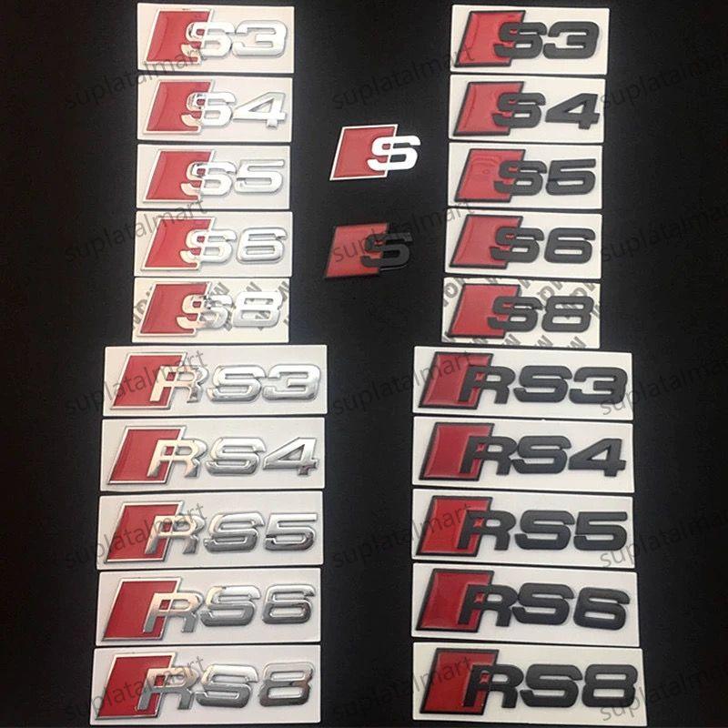 新品 アウディAudi S Line エンブレム A6 S6 A7 S7 A8 S8 TT Q5 Q7 RS3 RS4 RS5 RS6 RS8 S3 S4 S5 : suplatalmart ...