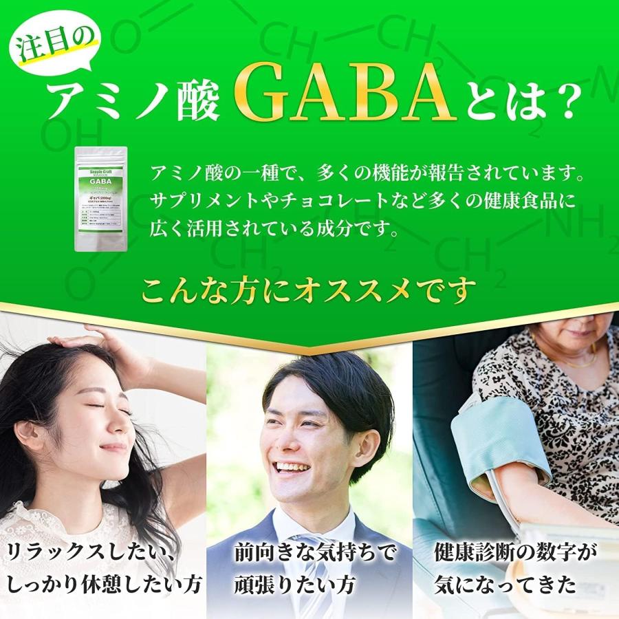GABA タブレット ギャバ サプリ 100mg 120粒（60日分） : gaba-tbl60 : サプリクラフト - 通販 - Yahoo!ショッピング
