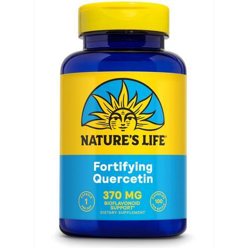 Nature's Life （ネイチャーズ ライフ） ケルセチン 370mg（ポリフェノール） 100粒 サプリメント 花粉 : サプリデイ ...