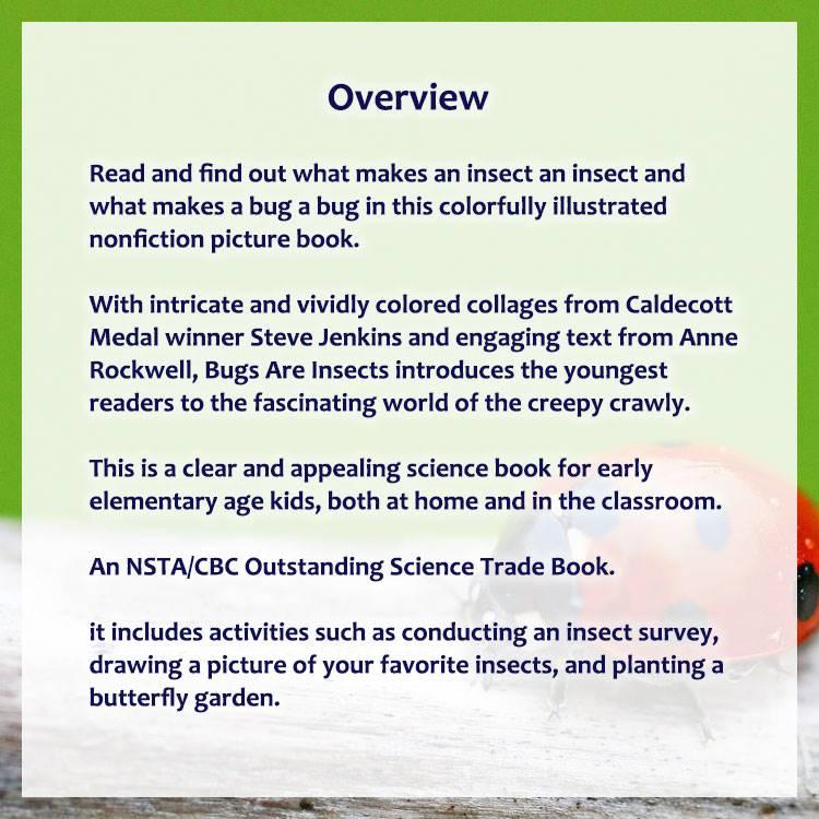 【洋書】バグ・アー・インセクト [アン・ロックウェル / スティーブ・ジェンキンス] Bugs Are Insects [ Anne ...