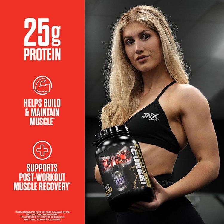 ザ・カース！ ウルトラ プレミアム ホエイ プロテイン バニラ味 2.27kg (5LBS) パウダー JNX Sports THE CURSE！ ULTRA PREMIUM WHEY ...