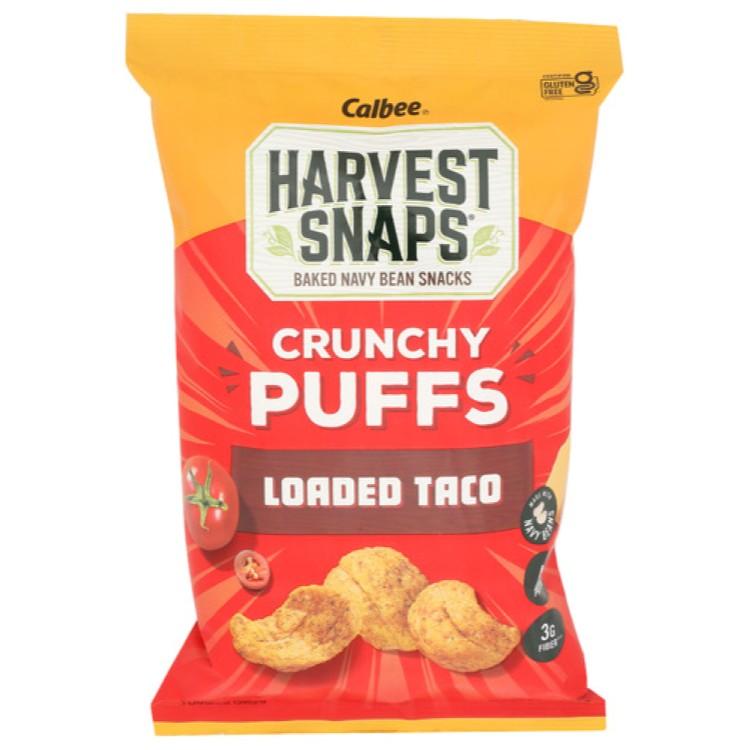[6個セット]カルビー ハーベスト スナップス クランチー パフス ロードゥド タコスHarvest Snaps Puffs Crnchy ...