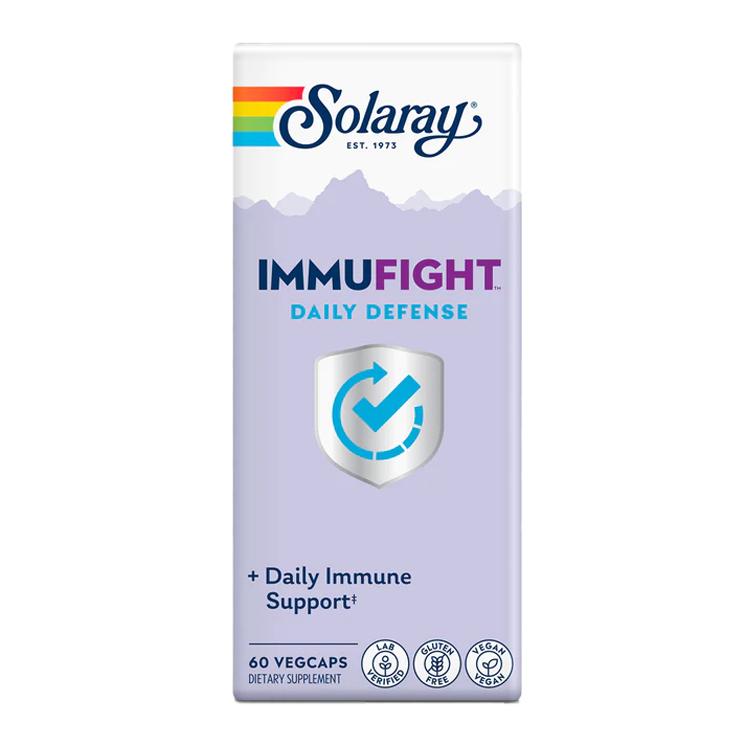 ソラレー イミュファイト デイリーディフェンス ベジカプセル 60粒 Solaray ImmuFight Daily Defense 守り抜く ...