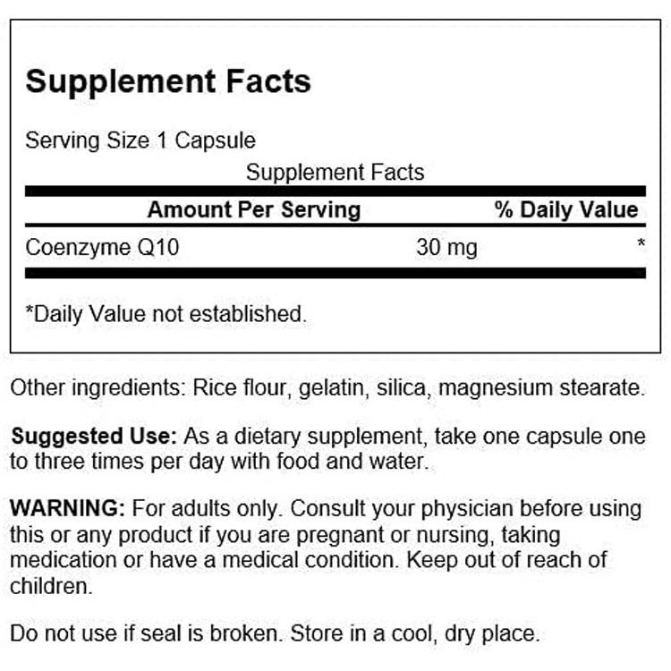 【クーポンあり】スワンソン コエンザイムQ10 サプリメント 30mg 60粒 Swanson CoQ10 カプセル 美容 めぐり サビ : 米国サプリのNatural Harmony ...