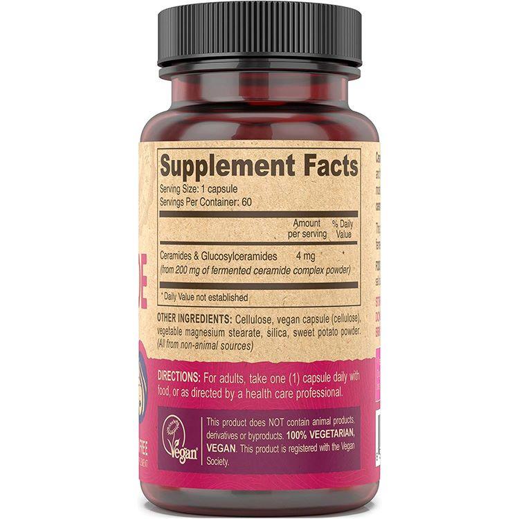 ディーバ ビーガン セラミド 4mg ベジカプセル 60粒 DEVA Vegan Ceramide : 米国サプリのNatural Harmony - 通販 - Yahoo!ショッピング