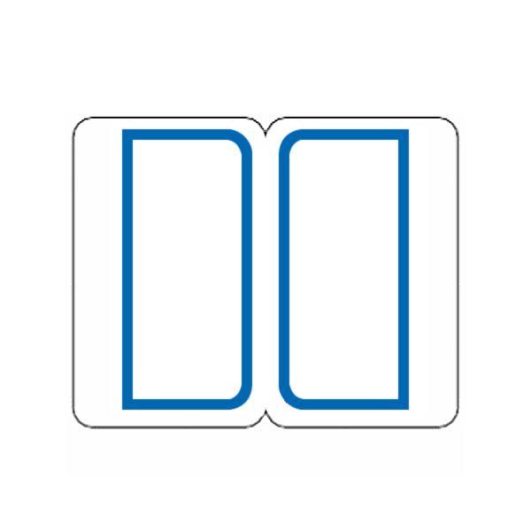 （まとめ） ライオン事務器 インデックスラベル 小18×25mm 青枠 BS3 1パック（352片：16片×22シート） 〔×30セット〕 : Mono Natural(インボイス登録店 ...