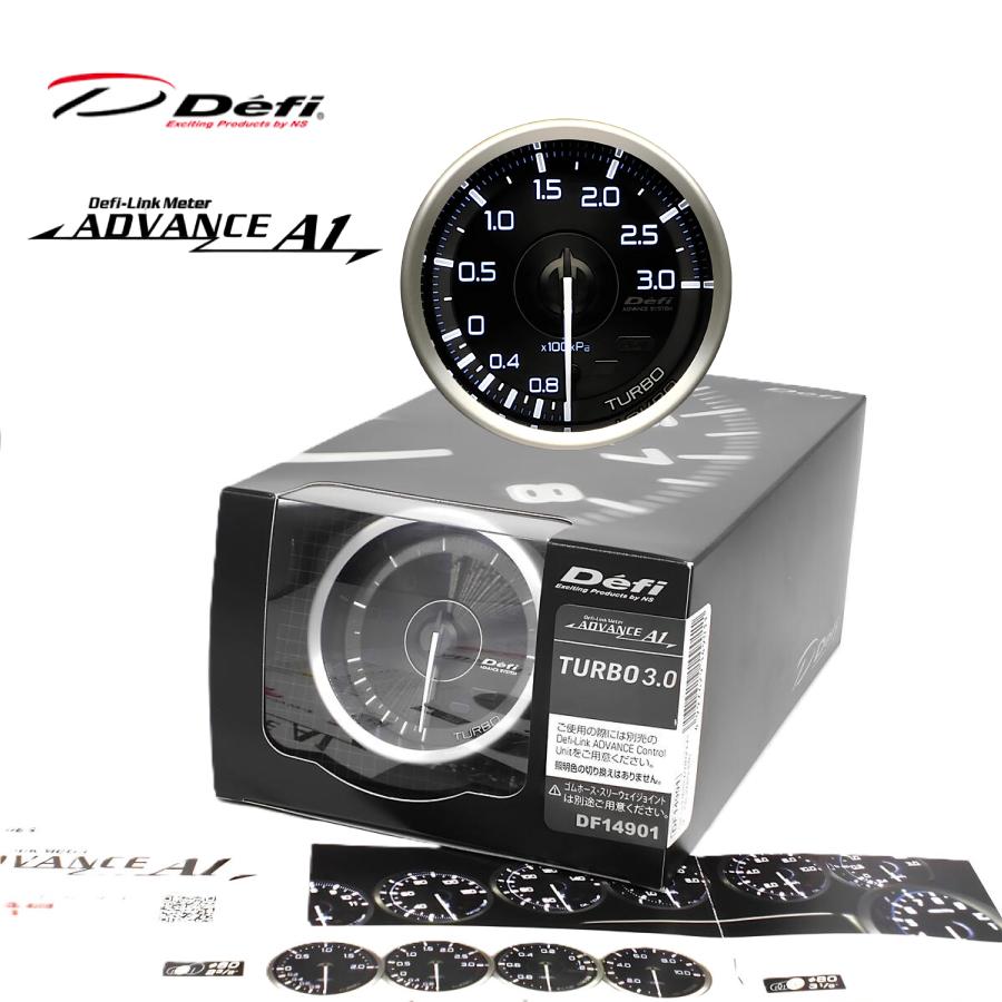 Defi ADVANCE A1 60Φ ターボ計 MAX表示300kpa DF14901 優先配送