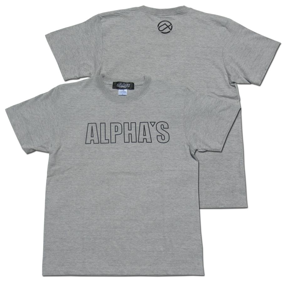 ALPHA'S オリジナルTシャツ 5.6oz ミックスグレー : ALPHA SURFSHOP - 通販 - Yahoo!ショッピング