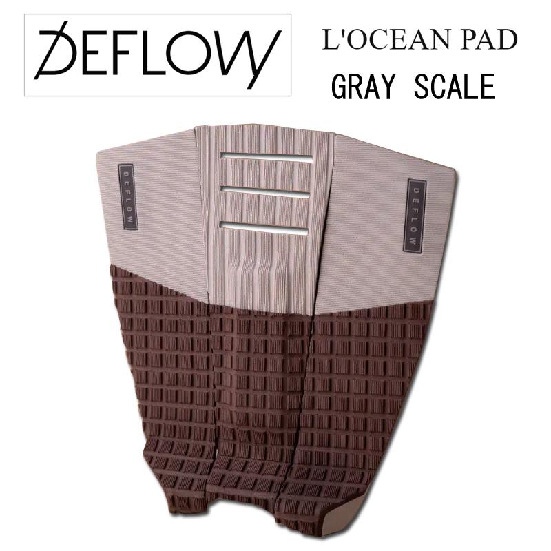 DEFLOW デフロウ デッキパッド L’OCEAN (GRAY SCALE) ショートボード用 : deflow24-locean ...