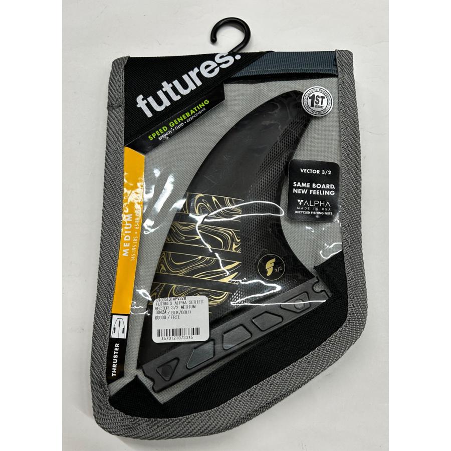 Futures Fin フューチャーフィン ALPHA SERIES VECTOR 3/2（3FIN）【M】/ショートボード用 ...