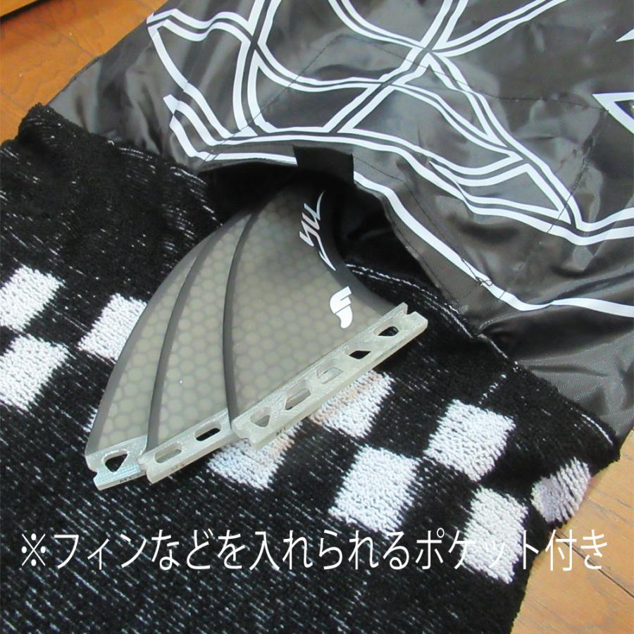 O.A.M（オー・ア・ミッション）SOCK BAGS 6'0"【BLK/WHT CHECKER】ストレッチボードソックス/ニットケース ...